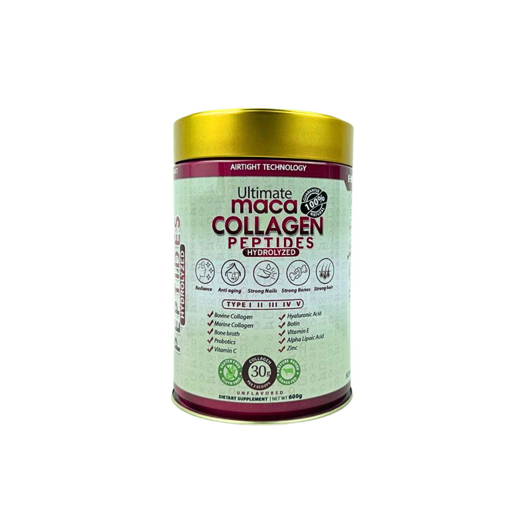 Ultimate Maca Collagen Peptides (Hydrolysed) - 600g – Markey Beauty